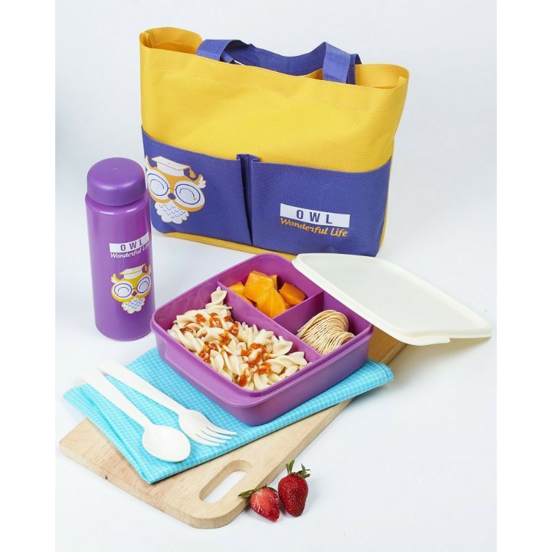 Jual Lunch box set/Tas bekal makan set/Lunch bag set/Kotak makan set | Shopee Indonesia