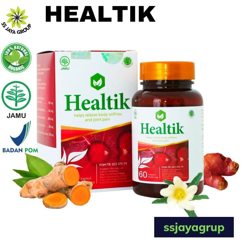 Jual HEALTIK OBAT ASAM URAT - OBAT REUMATIK - OBAT LINU LINU | Shopee ...