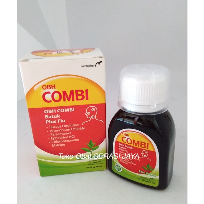 Jual OBH Combi Batuk Plus Flu Syrup 60 ml & 100 ml Rasa Menthol Obat ...