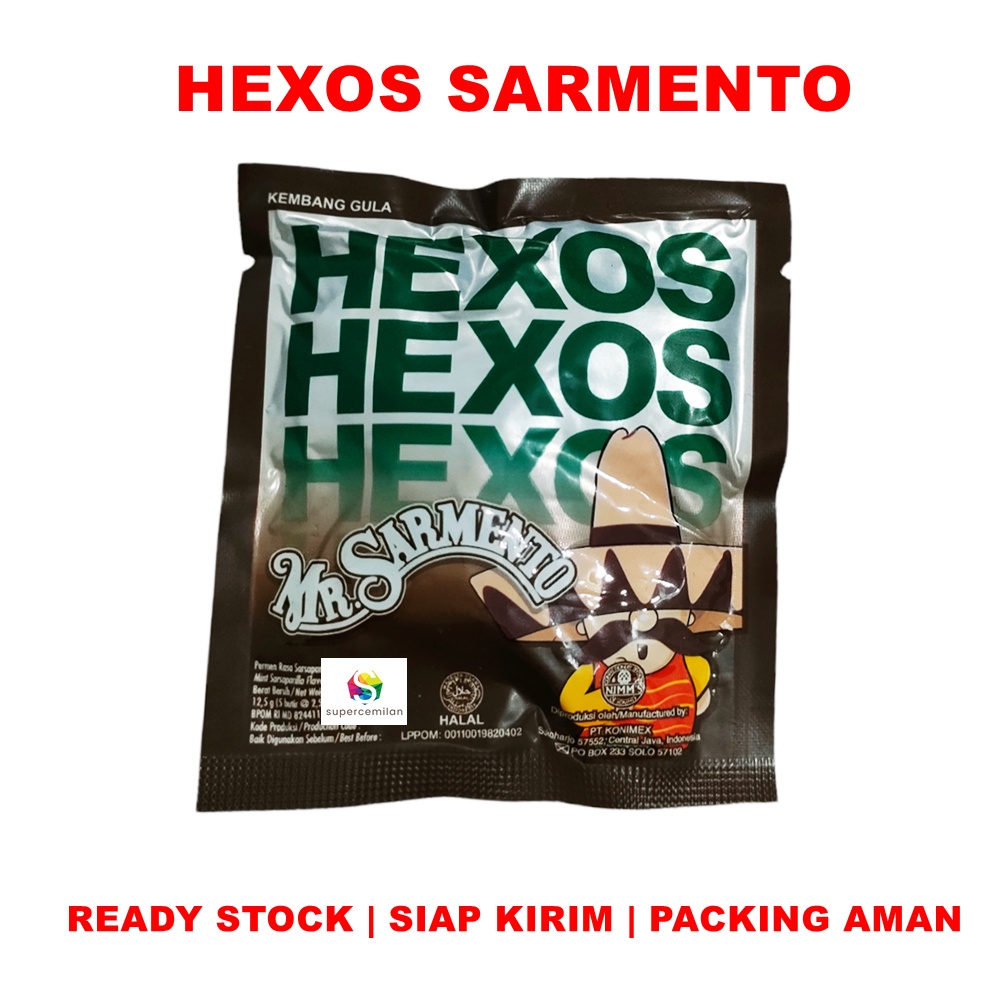 Jual Permen HEXOS Rasa Mint / Sarmento / Lemon (isi 5 pcs) | Shopee ...