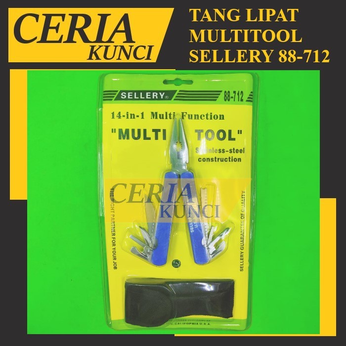 Jual Tang Mini Lipat SELLERY 88-712 Multi Tool SELLERY Tang Serbaguna ...