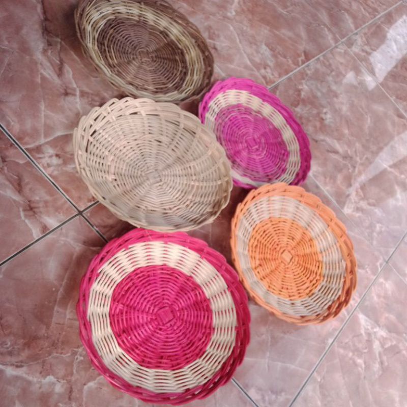 Jual Piring rotan ngapain cari yang mahal kalau ada yang murah | Shopee ...