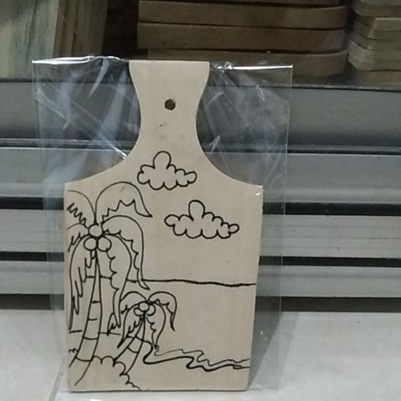 Jual sketsa talenan kayu seri pemandangan alam | Shopee Indonesia