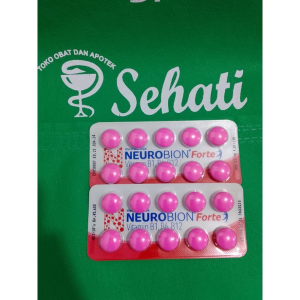 Jual NEUROBION FORTE VITAMIN B1,B6,B12 - STRIP 10 TABLET | Shopee Indonesia