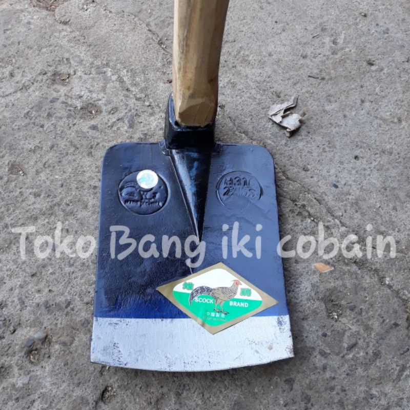 Jual Cangkul cap ayam Jago Pacul bahan baja asli dan gagang peralatan ...