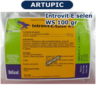 Jual Introvit E selen WS 100 gr Vitamin Selenium Antioksidan Kekebalan ...