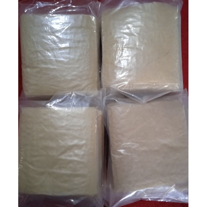 Jual Kulit tahu tawar Halal uk 14x14cm isi 50 Lembar Warna MIX ...