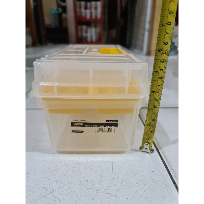Jual tool box transparan 12" jason | Shopee Indonesia
