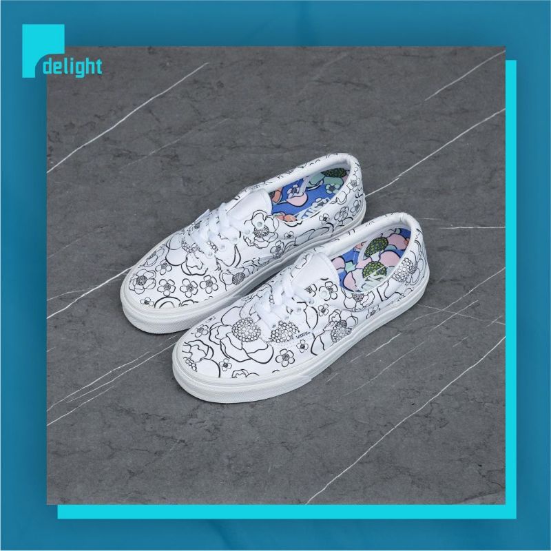 Jual Sepatu Vans Era Floral True White Original (Sample Pair) | Shopee ...