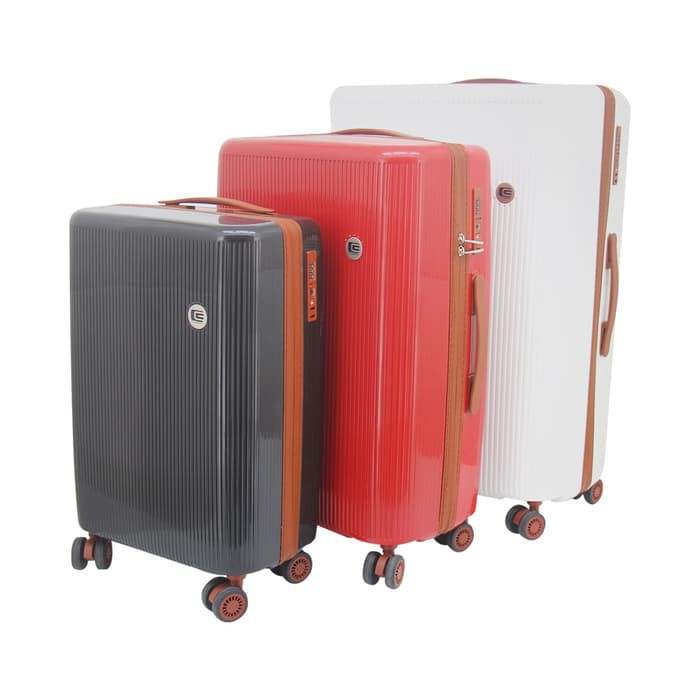Jual Luggo Koper Electra 20 Inci - Merah , Hitam & Putih | Shopee Indonesia