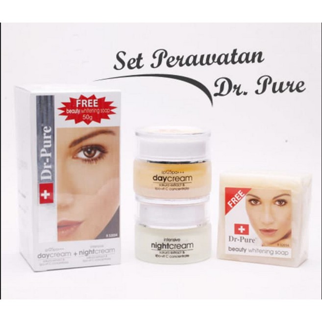 Jual DR PURE SERIES : DR PURE PAKET SKINCARE SET WAJAH / WHITENING ...