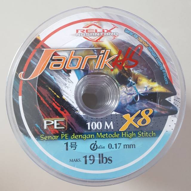 Jual PE RELIX NUSANTARA JABRIK HS X8 100M (multi) | Shopee Indonesia