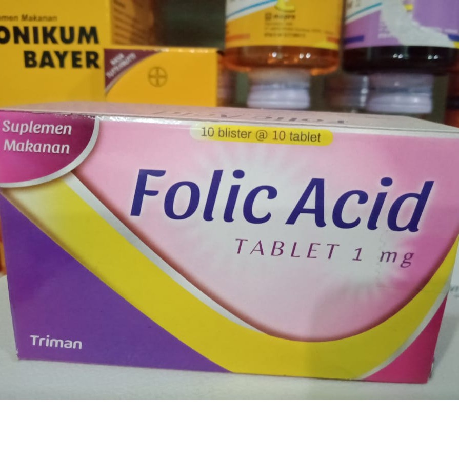 Jual FOLIC ACID / ASAM FOLAT 1 MG - PER STRIP | Shopee Indonesia