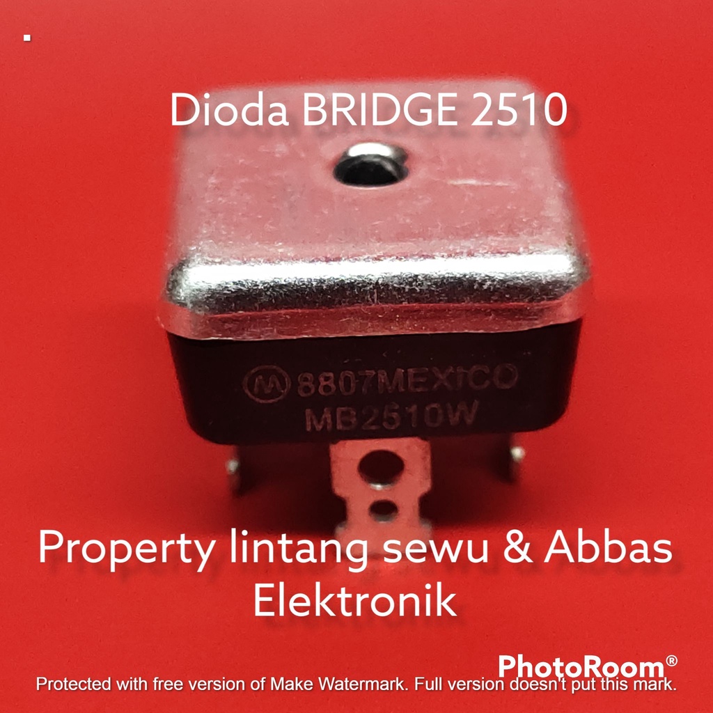 Jual DIODA KOTAK BRIDGE MB2510W MBW 2510 25 AMPER | Shopee Indonesia