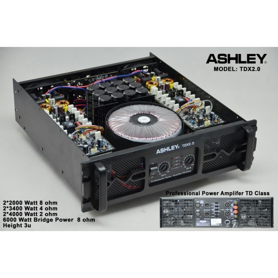 Jual Power Ashley Tdx 2.0 Td Class Ashley Tdx2.0 ORYGINAL | Shopee ...
