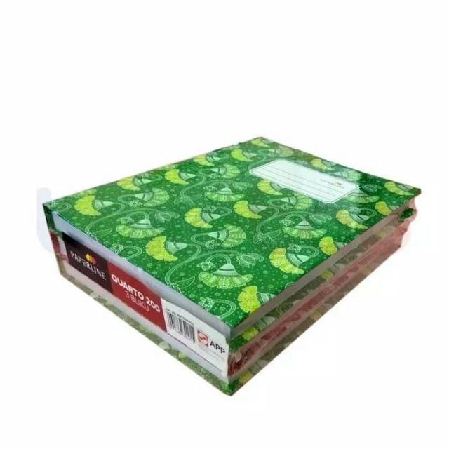 Jual Buku kuarto paperline 200 lbr hard cover | Shopee Indonesia