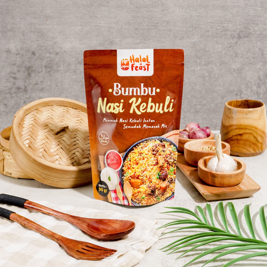 Jual PAKET KENYANG NASI KEBULI BUMBU INSTAN PLUS BASMATI KEMASAN ...