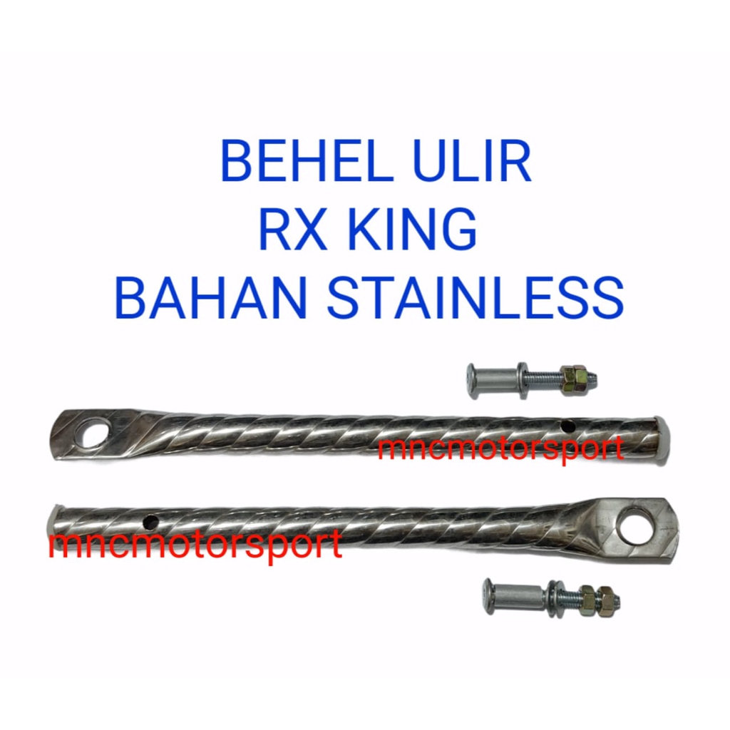Jual BEHEL LURUS RX KING MODEL ULIR STAINLESS STEEL | Shopee Indonesia