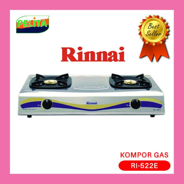 Jual KOMPOR GAS RINNAI RI-522E | KOMPOR GAS STAINLESS 2 TUNGKU | Shopee ...