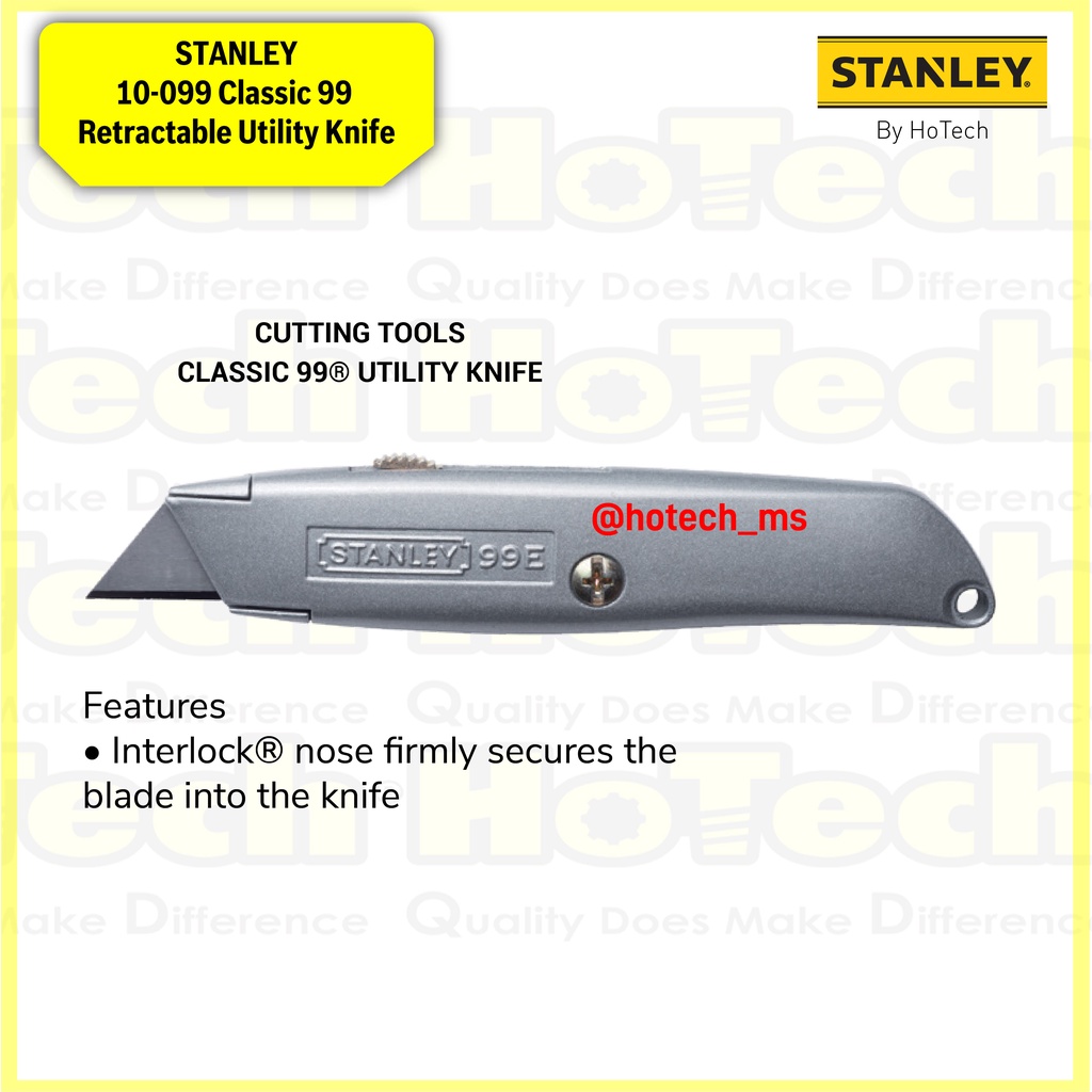 Jual STANLEY CUTTER | 10-099 Classic 99 Retractable Utility Knife ...