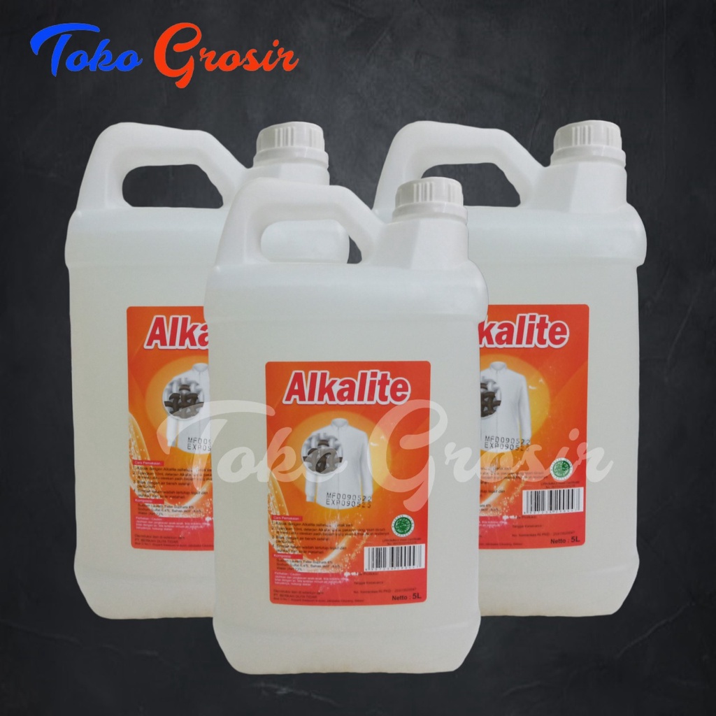 Jual ALKALI / ALKALITE / PENGHILANG NODA LAUNDRY BERKAH 5LITER | Shopee ...