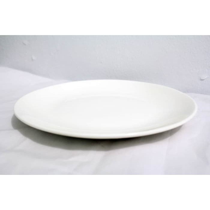 Jual Plate / Piring Makan Ceper Keramik / Porcelain 9 inch - Putih ...