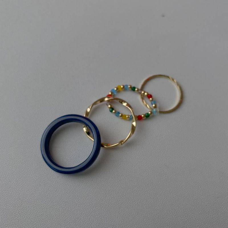 Jual Monhe rings set (4pcs/set) | Shopee Indonesia