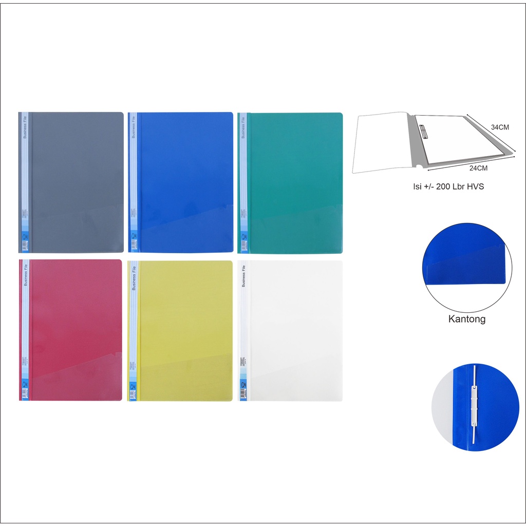 Jual Business File / Bisnis File / Map Snelhekter / Map Plastik Acco ...
