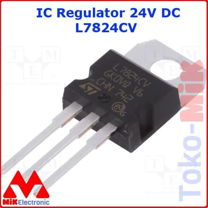 Jual BIG SALE IC VOLTAGE REGULATOR 7824 L7824 L7824CV 24V 24 VOLT TO ...