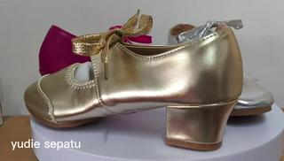 Jual Sepatu dance wanita Sepatu Wanita sepatu dans Sepatu hak 4cm ...