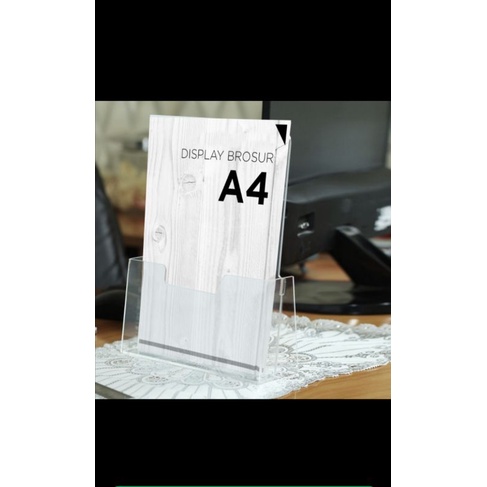 Jual akrilik brosur A4 | Shopee Indonesia