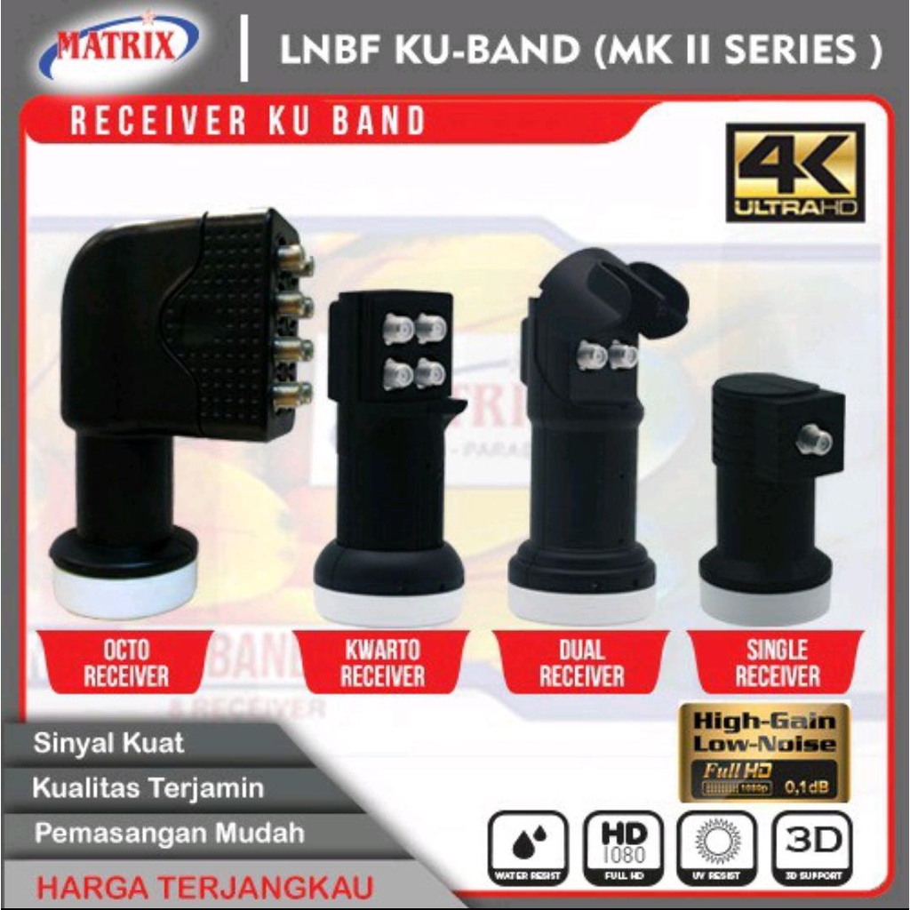 Jual LNB KU Band Matrix - | Shopee Indonesia