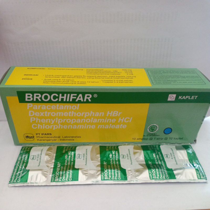 Jual BROCHIFAR harga per strp isi 10 tablet | Shopee Indonesia