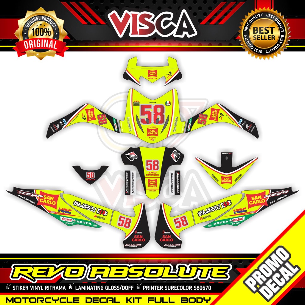 Jual Decal Revo Absolute 110 Full Body Decal Absolute Revo Full Body ...