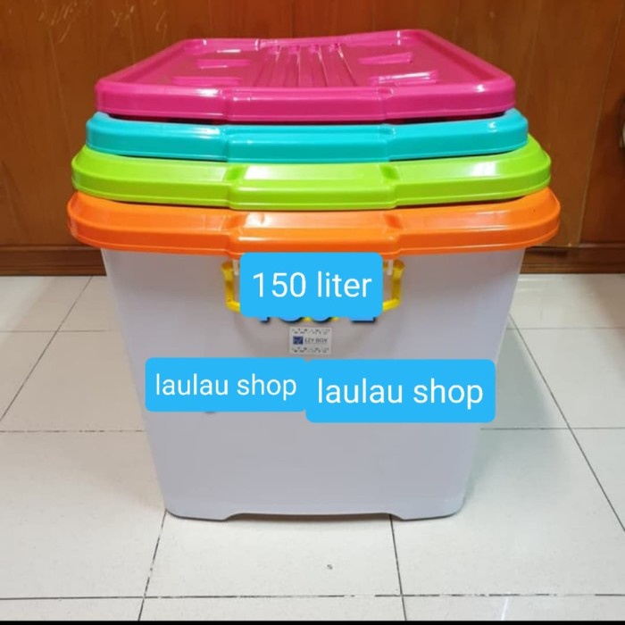 Jual [READY-MURAH] Container Box EZY CB 150 Liter Kontainer Plastik ...