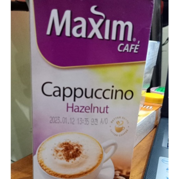 Jual Kopi Maxim Cafe Cappucino Vanila/Hazelnut/ caramel macchiato ...