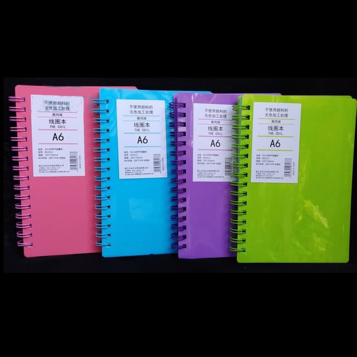 Jual Notebook Spiral A6 THE COIL Warna | Shopee Indonesia