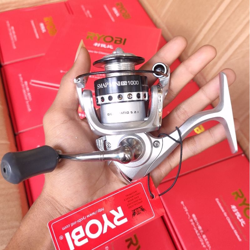 Jual Reel Ryobi Smap Mini 800 & 1000 Power Handle | Reel Pancing Ryobi Smap Mini Ultralight ...