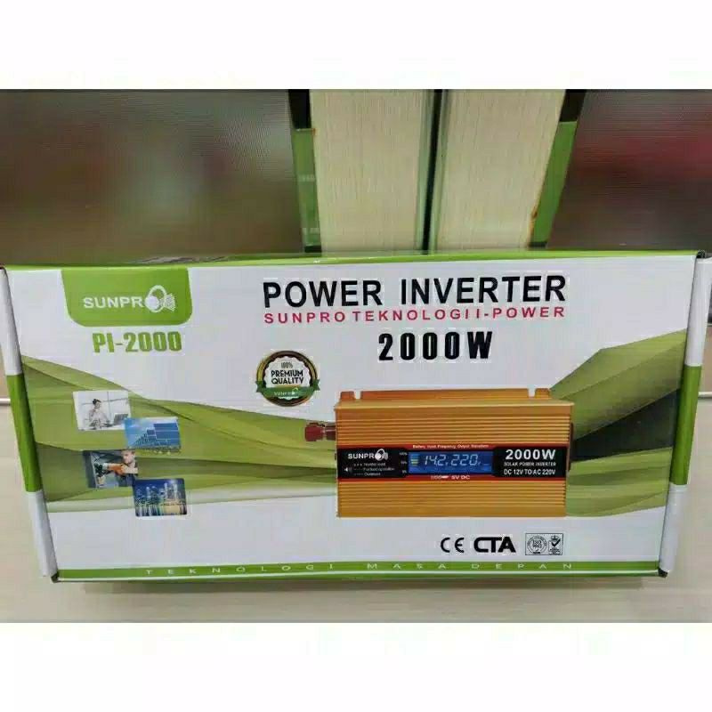 Jual POWER INVERTER SUNPRO 2000 WATT DIGITAL | Shopee Indonesia
