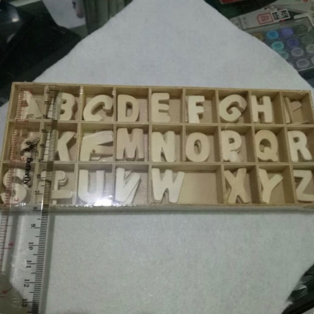 Jual Huruf Kayu Set 2cm (isi per huruf 5pcs) | Shopee Indonesia