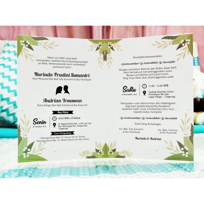 Jual Undangan Pernikahan Undangan Rustic Kartu Undangan | Shopee Indonesia