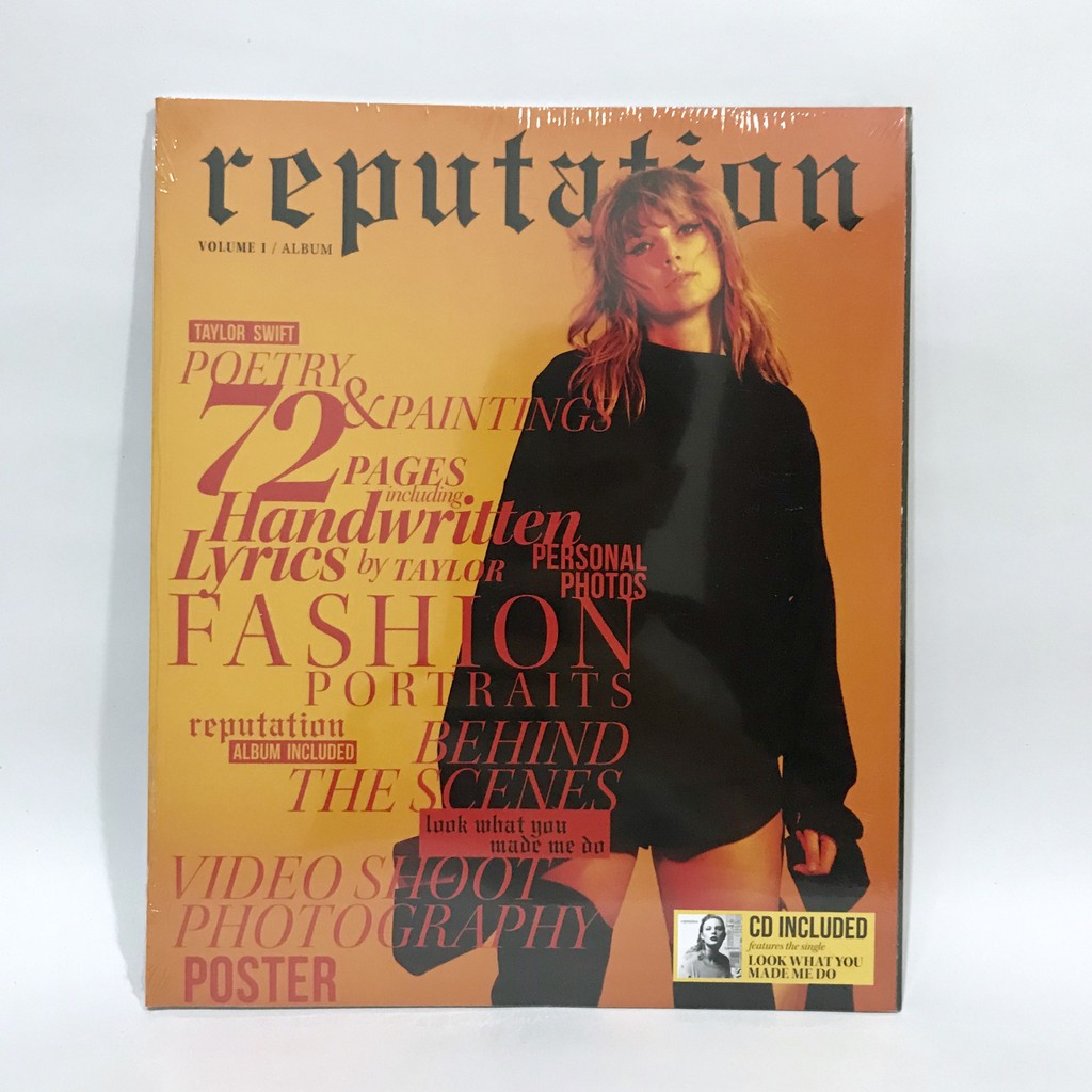 Jual Taylor Swift - reputation (CD + Exclusive Magazine Volume 1 ...