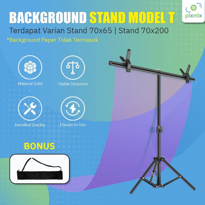 Jual BACKGROUND STAND MODEL T MK STAND 70X200 | BACKGROUND FOTO PHOTO ...