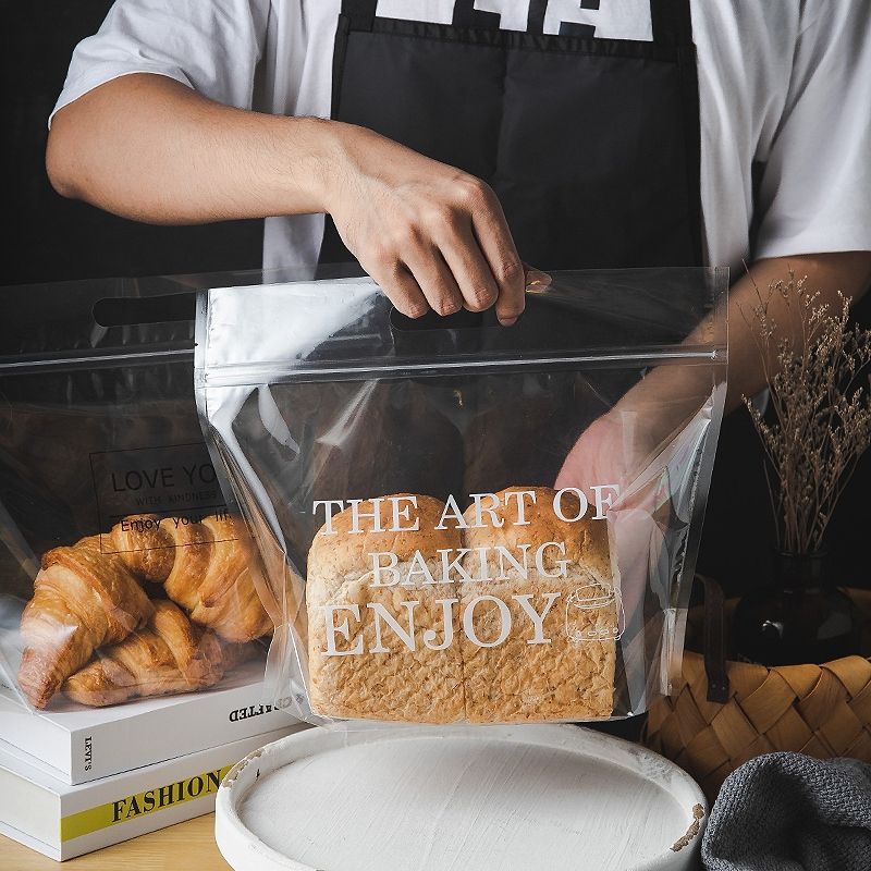 Jual Plastik Roti Loaf Zipper Kantong roti tawar besar the art | Shopee ...
