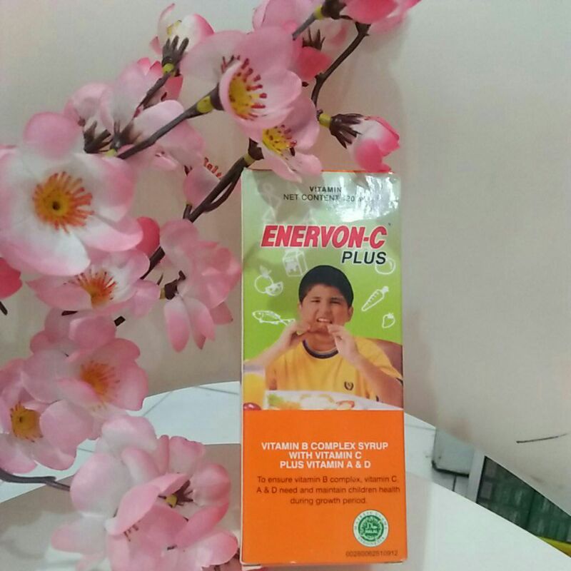 Jual enervon C plus syrup 120ml | Shopee Indonesia