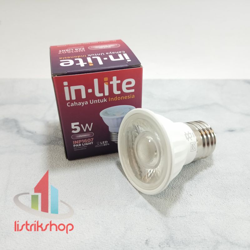 Jual Lampu Led Spot 5 Watt E27 220V In-lite Inlite | Shopee Indonesia