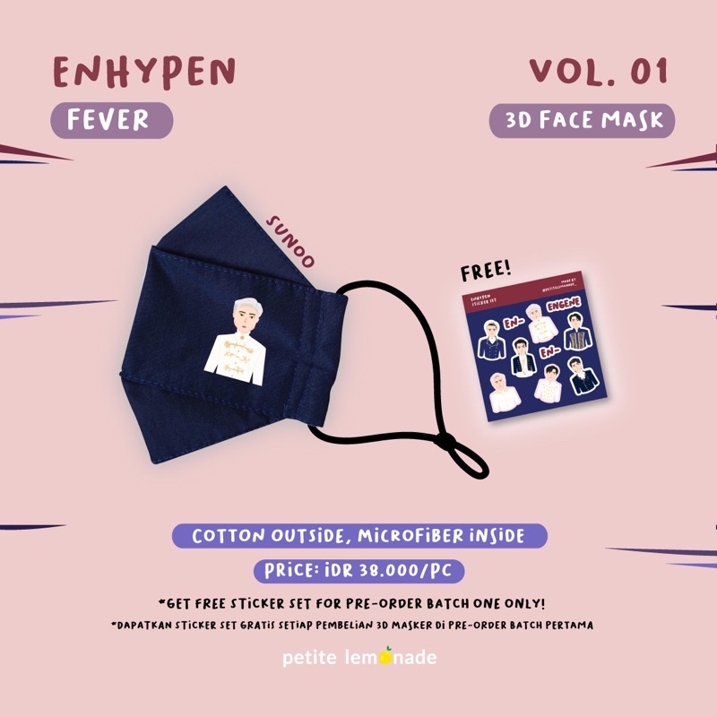 Jual Enhypen Fever 3D Mask | Shopee Indonesia