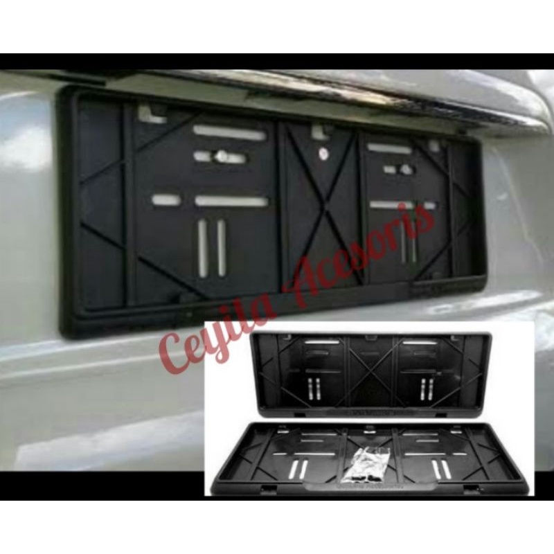 Jual Tatakan pelat nomor mobil Datsun go+/panca standar astra | Shopee ...