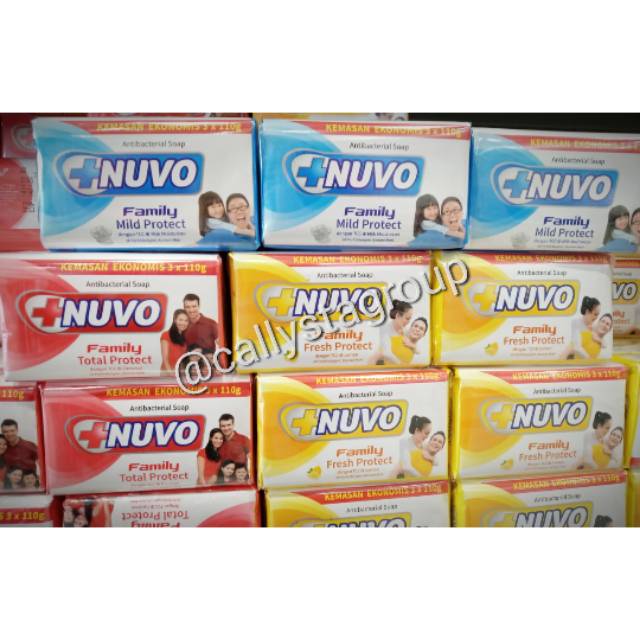 Jual Sabun NUVO Family 3's (3*110gr) | Shopee Indonesia