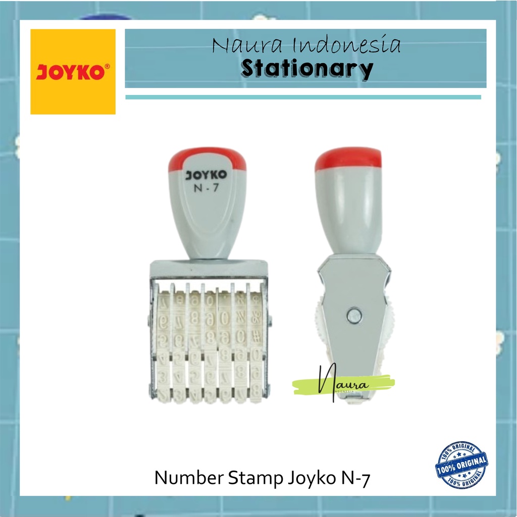 Jual NUMBER STAMP JOYKO N-7 | STAMPEL ANGKA JOYKO N-7 | STAMPEL ANGKA ...